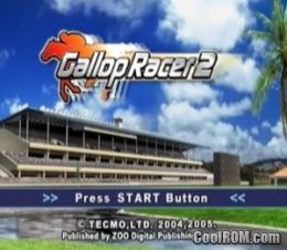 Gallop Racer 2 (Europe) ROM (ISO) Download for Sony Playstation 2 / PS2 ...