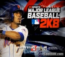 Major League Baseball 2K8 ROM (ISO) Download for Sony Playstation 2 ...