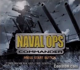 Naval Ops - Commander ROM (ISO) Download for Sony Playstation 2 / PS2 ...
