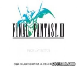 Final Fantasy III ROM (ISO) Download for Sony Playstation Portable ...
