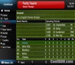 Football Manager Handheld 2012 (Europe) ROM (ISO) Download for Sony ...