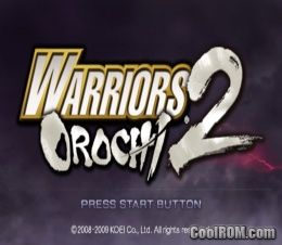 Warriors Orochi 2 ROM (ISO) Download for Sony Playstation Portable ...