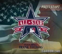 All-Star Baseball 97 Featuring Frank Thomas ROM (ISO) Download for Sony ...