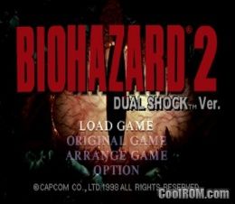 BioHazard 2 - Dual Shock (Japan) (Disc 1) ROM (ISO) Download for Sony ...