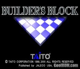 Builder's Block ROM (ISO) Download for Sony Playstation / PSX - CoolROM.com