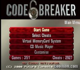 Code Breaker (Unl) ROM (ISO) Download for Sony Playstation / PSX ...