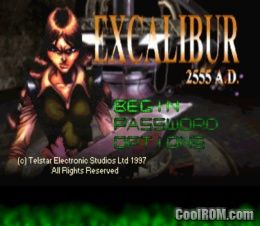 Excalibur 2555 A.D. (Europe) ROM (ISO) Download for Sony Playstation ...
