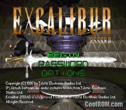 Excalibur 2555 A.D. ROM (ISO) Download for Sony Playstation / PSX ...