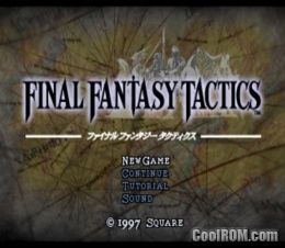 Final Fantasy Tactics (Japan) ROM (ISO) Download for Sony Playstation ...