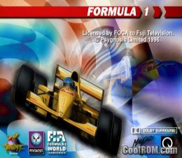 Formula 1 (Europe) ROM (ISO) Download for Sony Playstation / PSX ...