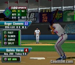MLB 2001 ROM (ISO) Download for Sony Playstation / PSX - CoolROM.com