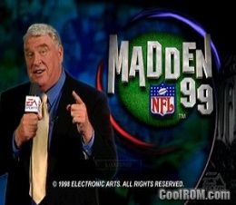 Madden NFL 99 ROM (ISO) Download for Sony Playstation / PSX - CoolROM.com