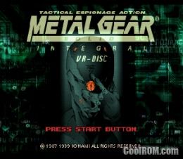 Metal Gear Solid - Integral (Japan) (Disc 3) (VR-Disc) ROM (ISO ...