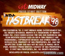 NBA Fastbreak '98 ROM (ISO) Download for Sony Playstation / PSX ...