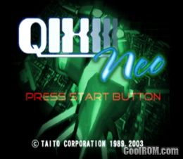 Qix Neo ROM (ISO) Download for Sony Playstation / PSX - CoolROM.com