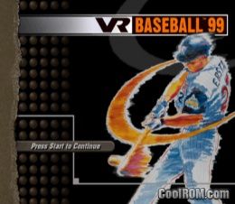 VR Baseball '99 ROM (ISO) Download for Sony Playstation / PSX - CoolROM.com