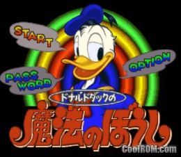 Donald Duck no Mahou no Boushi (Japan) ROM Download for Super Nintendo ...