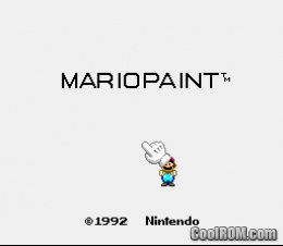 Mario Paint ROM Download for Super Nintendo / SNES - CoolROM.com