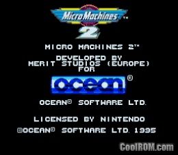 Micro Machines 2 - Turbo Tournament (Europe) ROM Download for Super ...