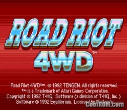 Road Riot 4WD ROM Download for Super Nintendo / SNES - CoolROM.com
