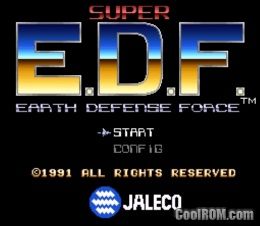 Super Earth Defense Force (Japan) ROM Download for Super Nintendo ...