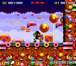 Zool - Ninja of the Nth Dimension (Europe) ROM Super Nintendo / SNES ...