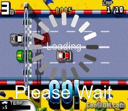 Demon Driver - Time to Burn Rubber ROM Gameboy Advance / GBA - CoolROM.com